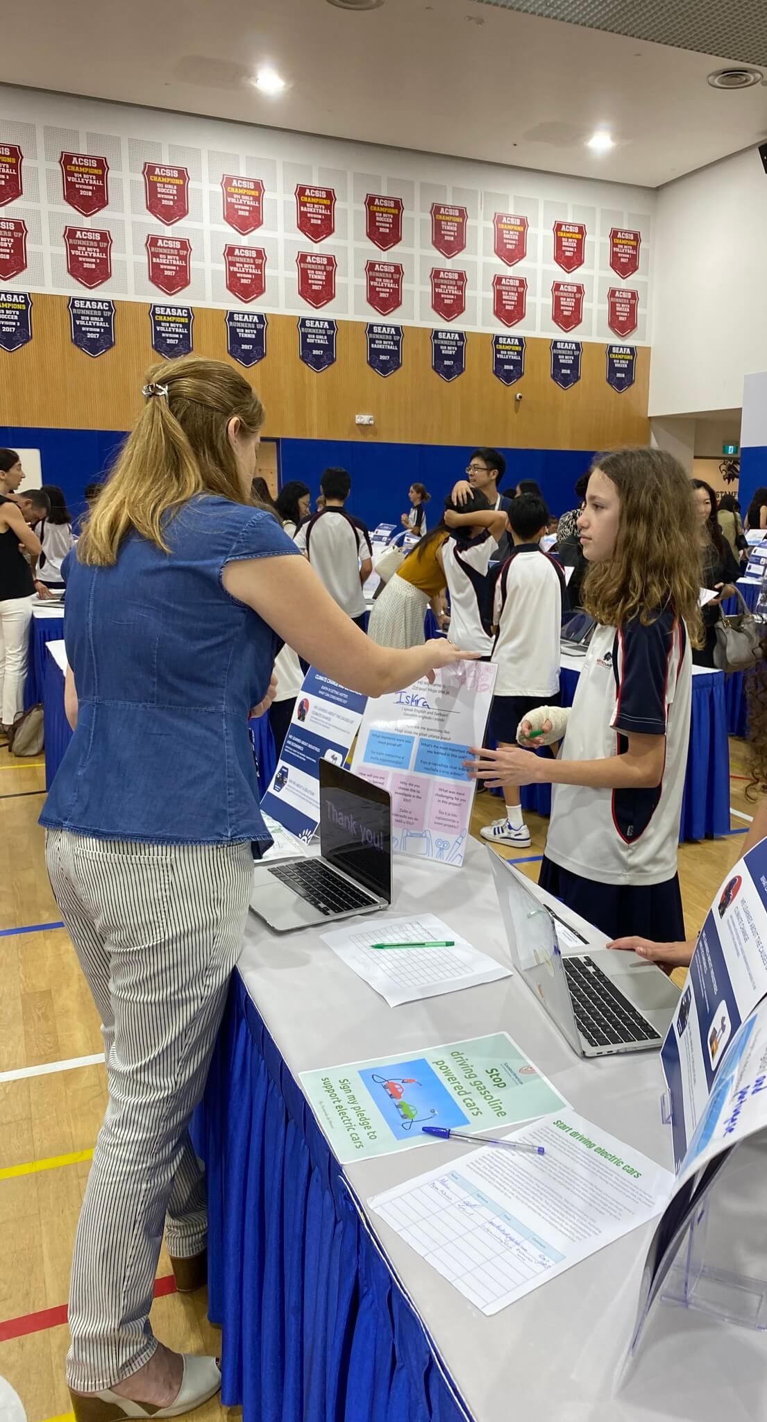 IDUx Exhibition - Stamford American International School in Singapore